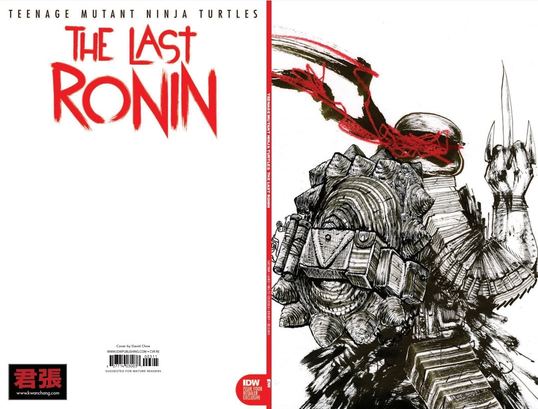Teenage Mutant Ninja Turtles: The Last Ronin #4 David Choe Virgin Vari ...